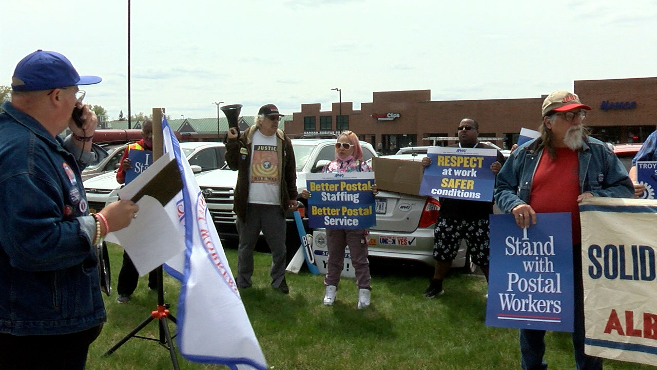 National American Postal Union protests – NEWS10 ABC
