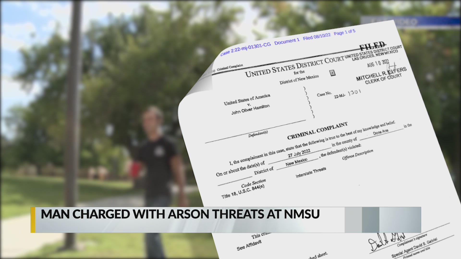 Man who threatened to start fire at NMSU detained – KRQE NEWS 13 ...