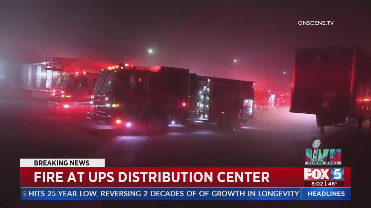 Fire at UPS Distribution Center – FOX 5 San Diego & KUSI News