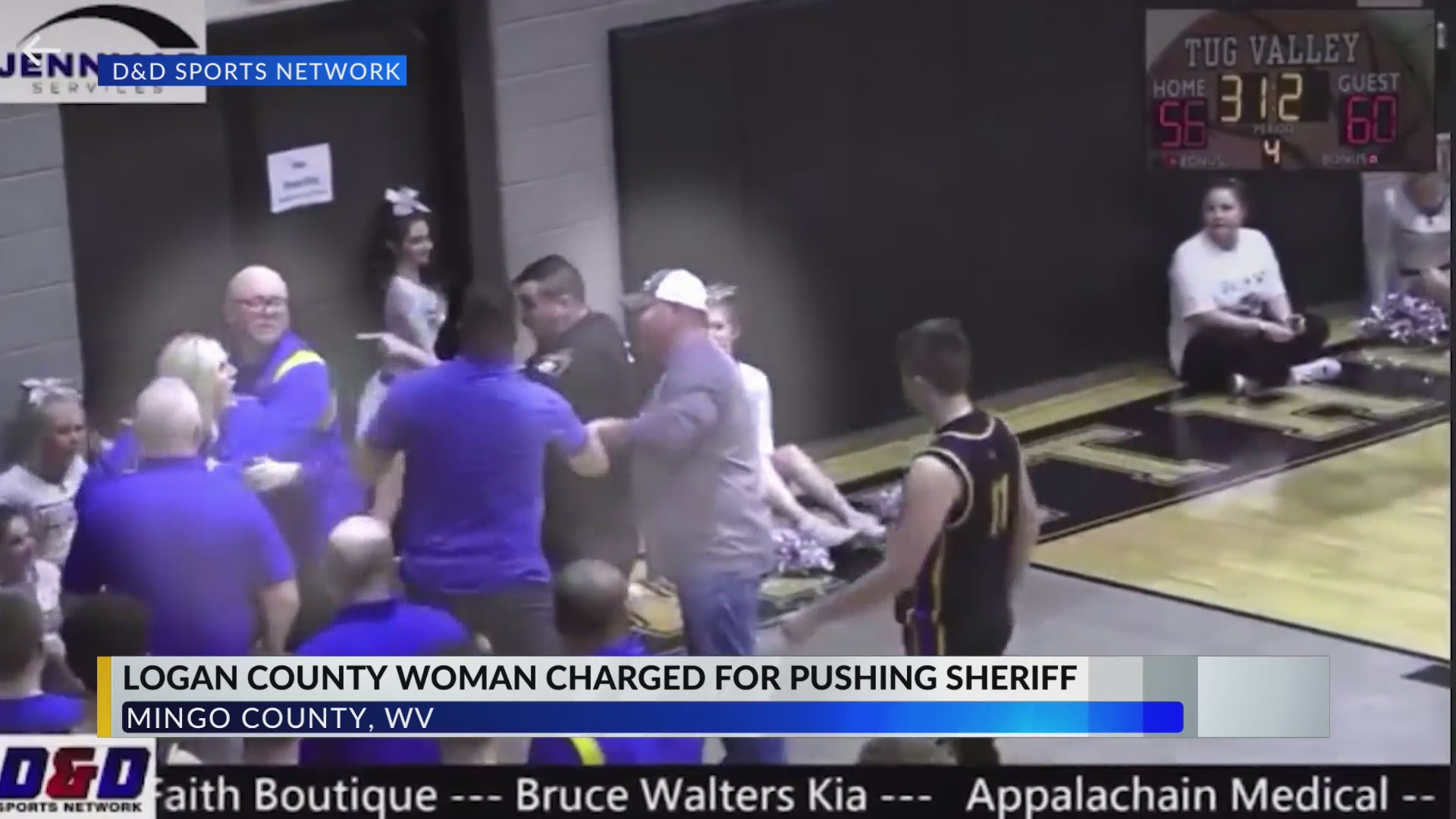 Woman charged for pushing out-of-uniform West Virginia sheriff claims ...