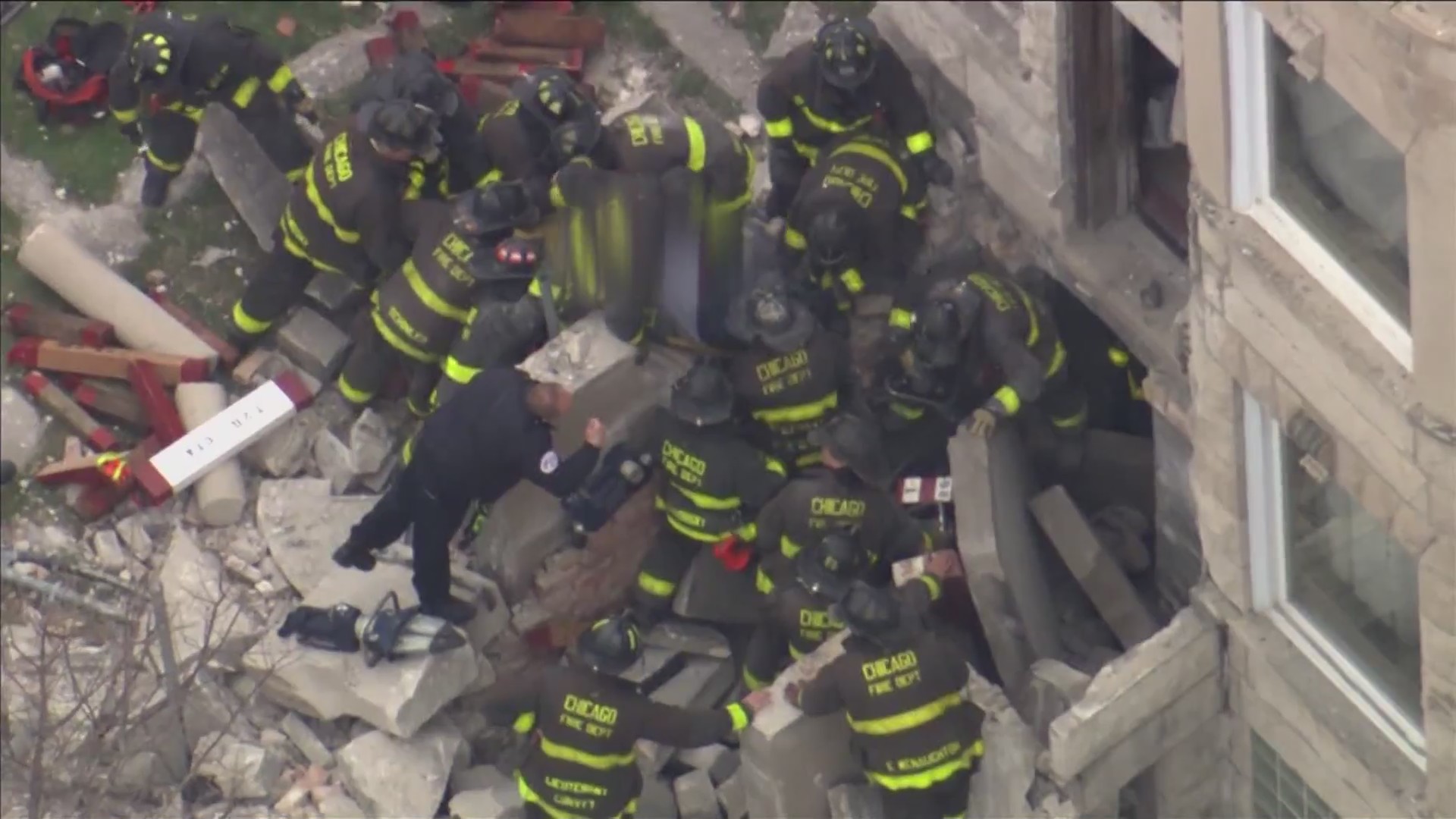 1 dead, 2 pulled from rubble following partial building collapse on ...