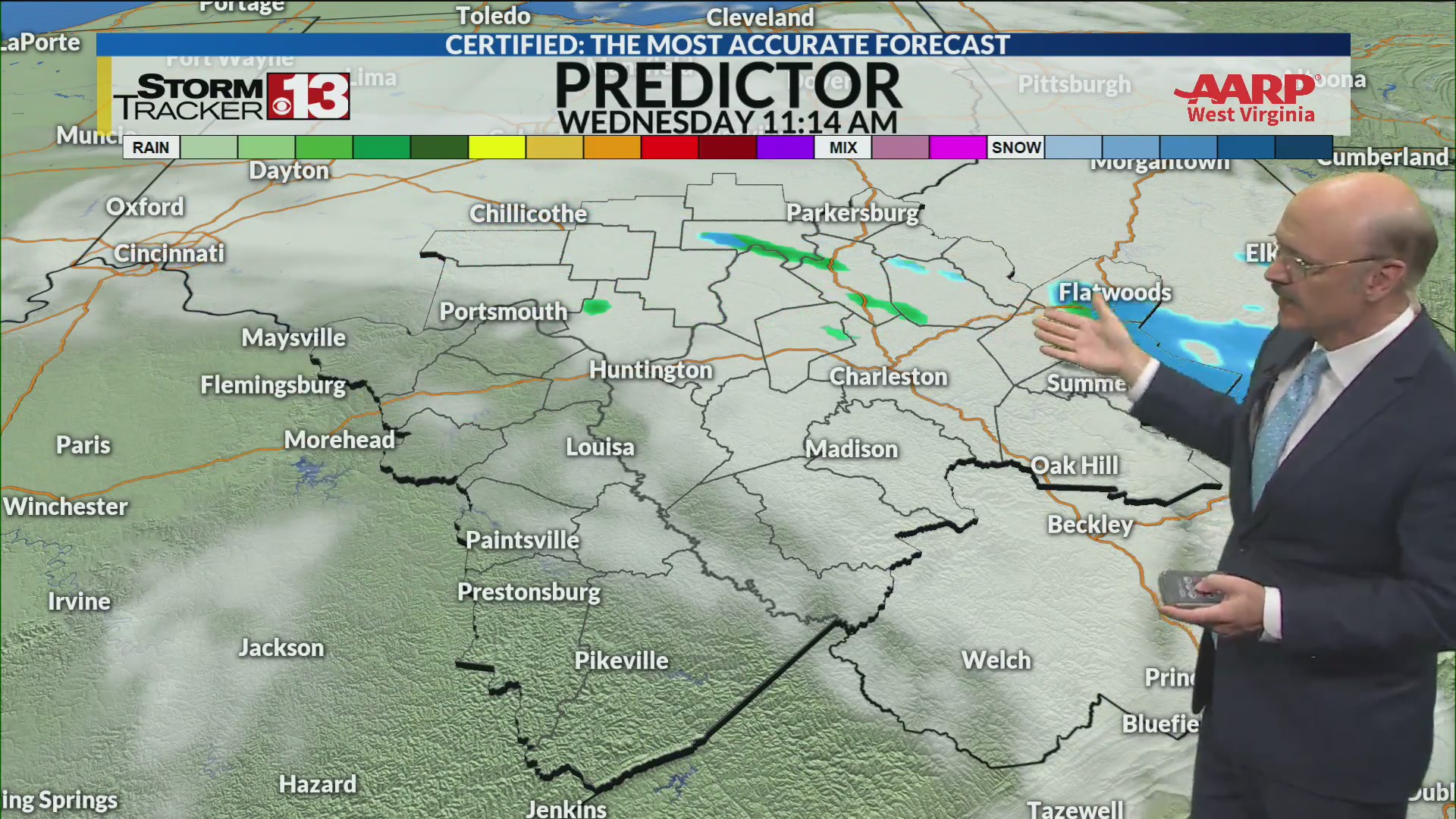 A little rain and a little Saturday morning snow – WOWK 13 News