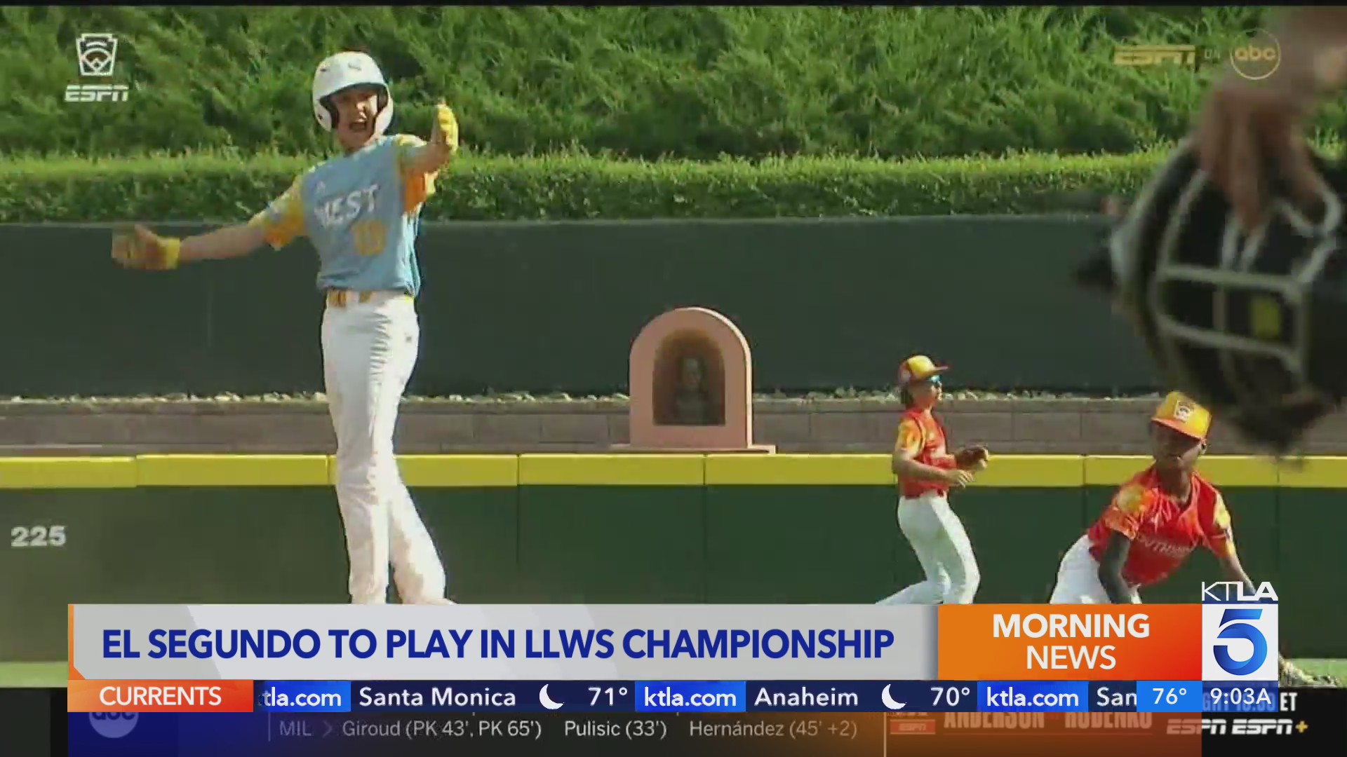 Community gathers to support El Segundo Little League team’s World Series championship run – KTLA
