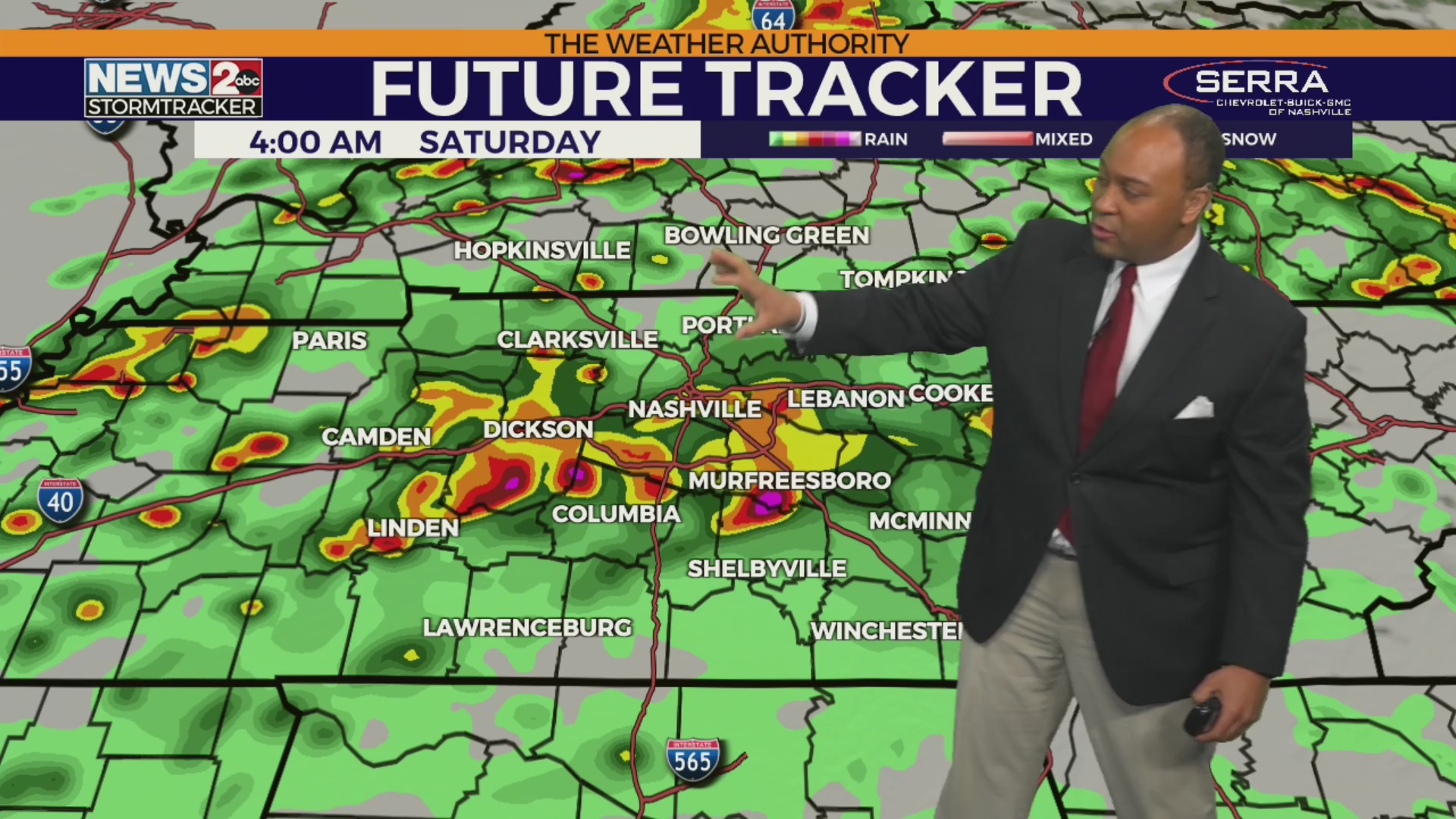 February 9, 2024 Midday Forecast – WKRN News 2