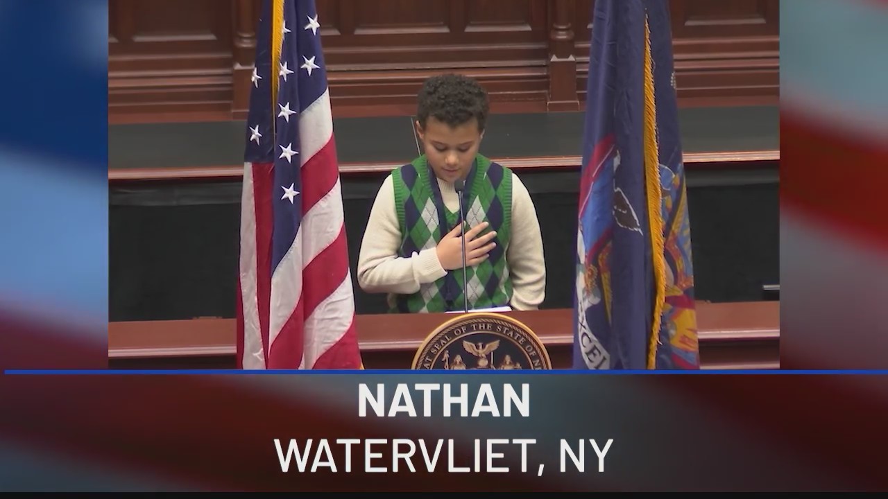 Nathan gives us our daily pledge of allegiance – NEWS10 ABC