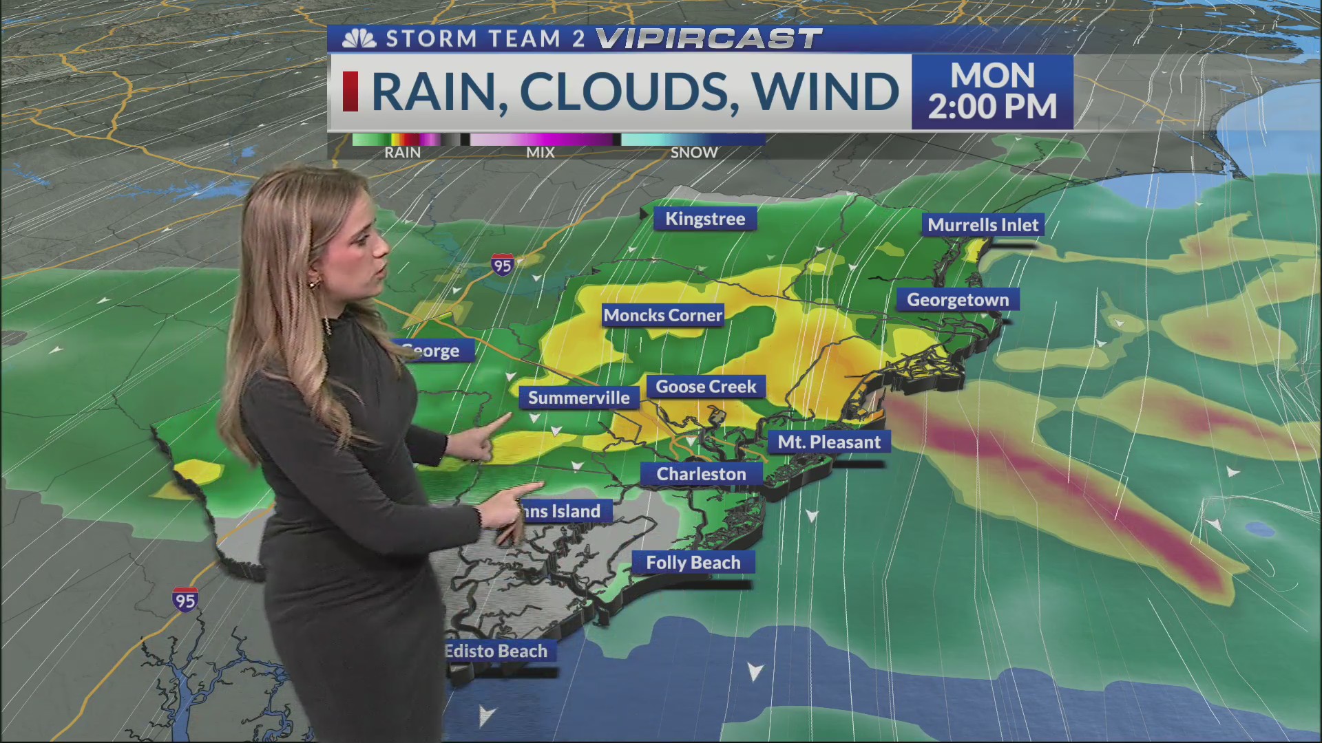 Storm Team 2 tracking Monday showers – WCBD News 2