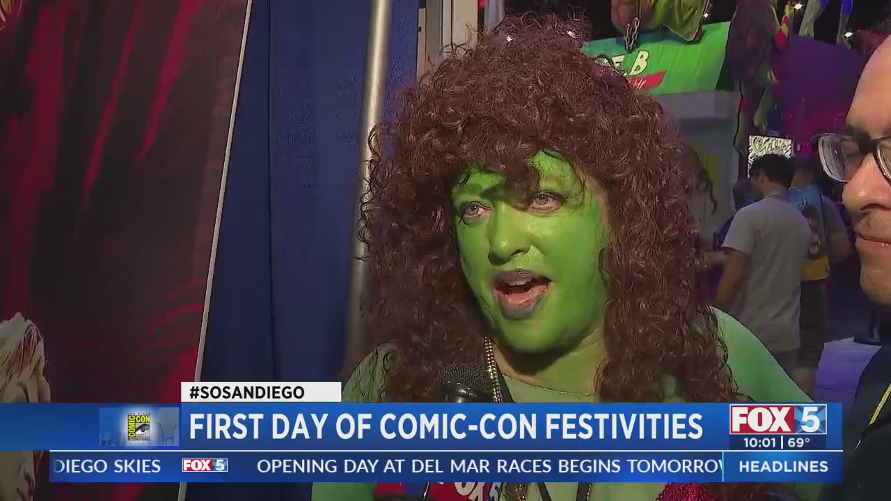 First Day Of Comic-Con Festivities – FOX 5 San Diego & KUSI News