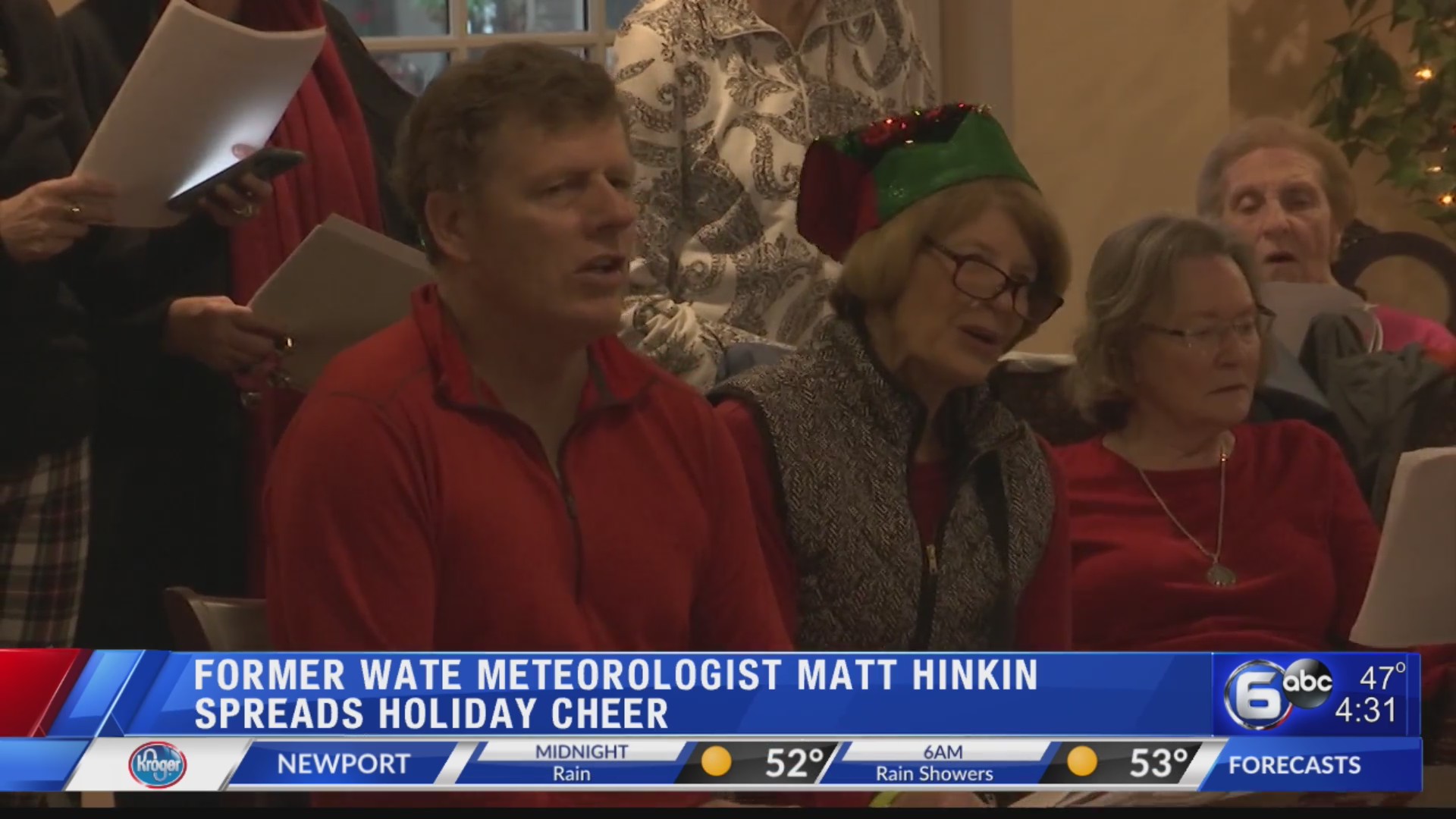 Former WATE Meterologist Matt Hinkin spreads holiday cheer – WATE 6 On ... Former WATE Meterologist Matt Hinkin spreads holiday cheer – WATE 6 On ...