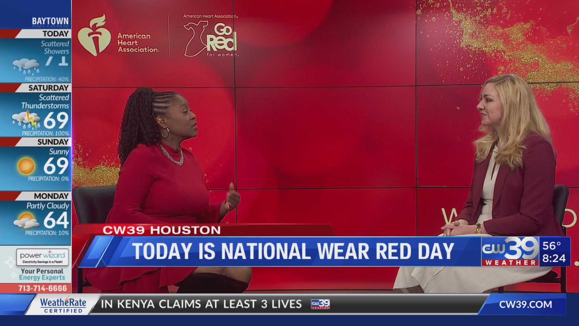 CW39 National Wear Red Day & Wear Red For Women Day – CW39 Houston