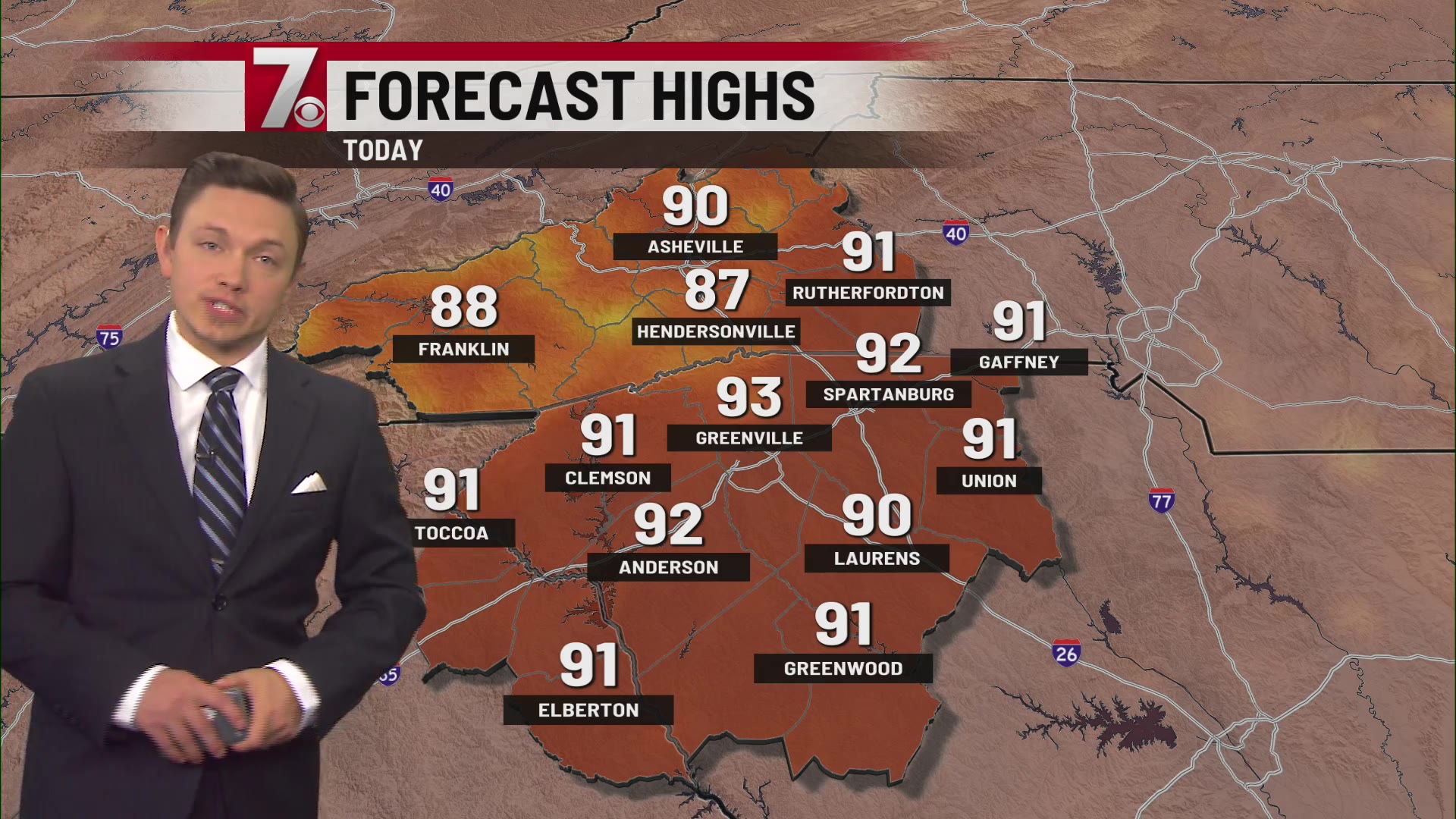 Saturday Forecast – WSPA 7NEWS