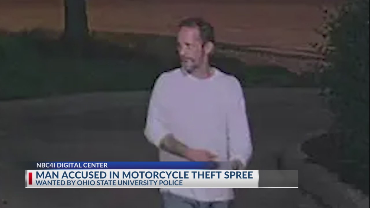 Man accused in motorcycle theft spree wanted by Ohio State police ...