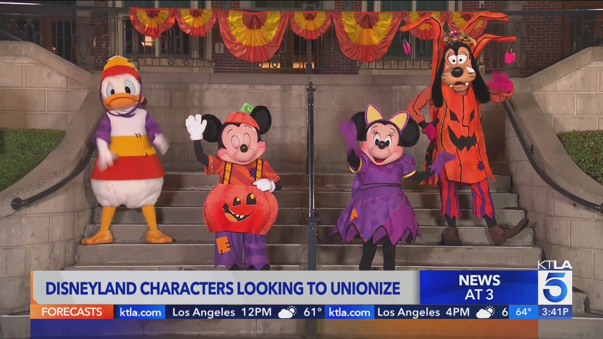 Disneyland characters and parade cast members announce plans to ...
