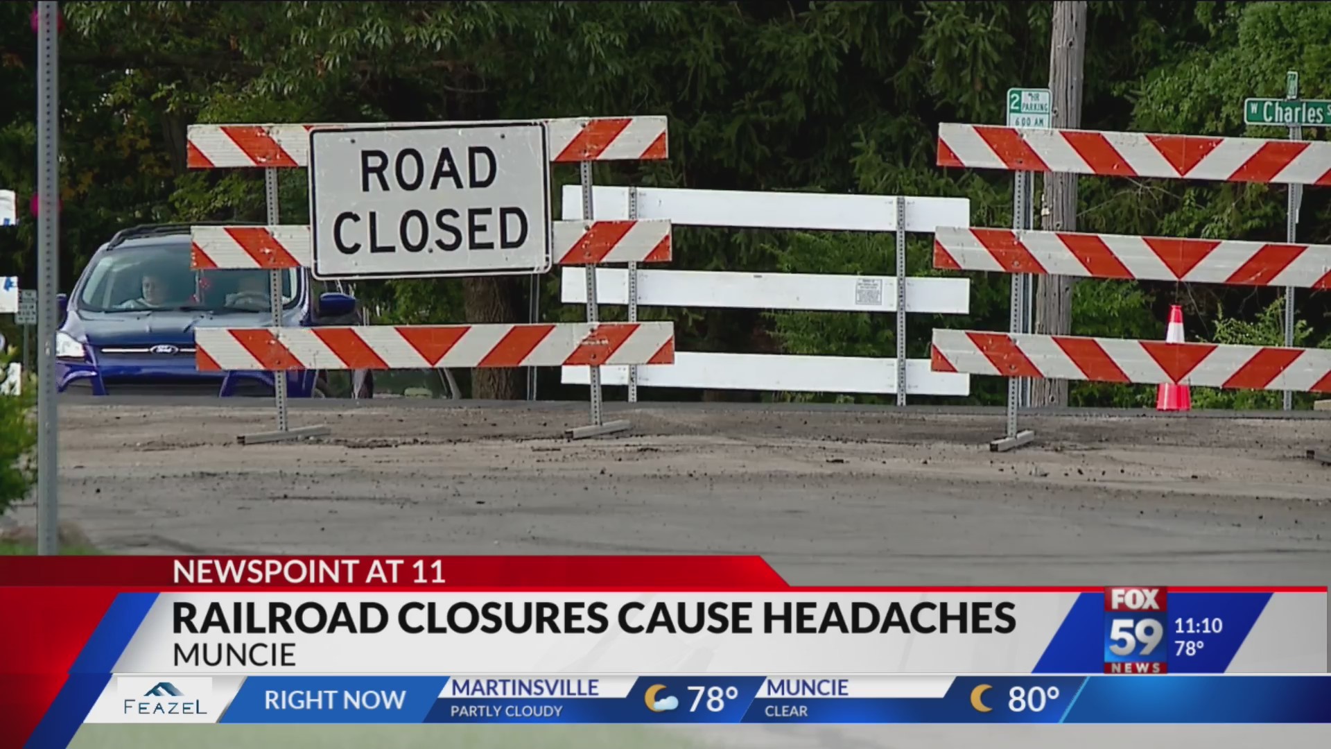 Railroad crossing closures cause headaches for Muncie drivers, first ...