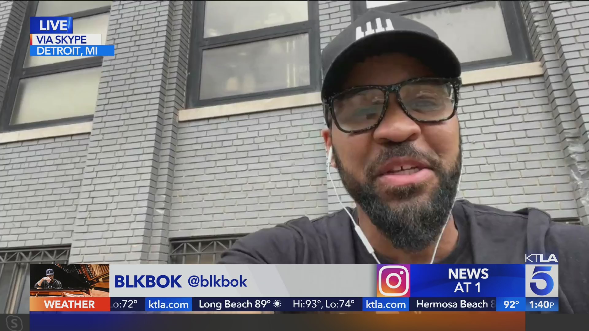 BLKBOK performs ahead of his show at Hotel Cafe – KTLA