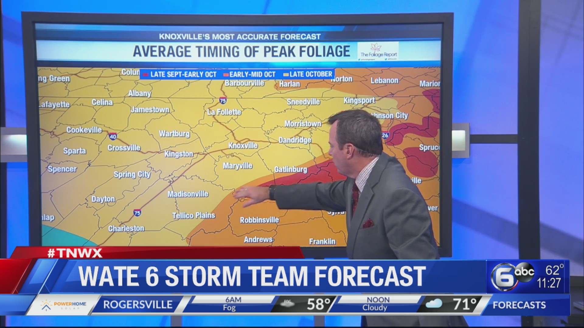 East Tennessee Fall Foliage Forecast – WATE 6 On Your Side