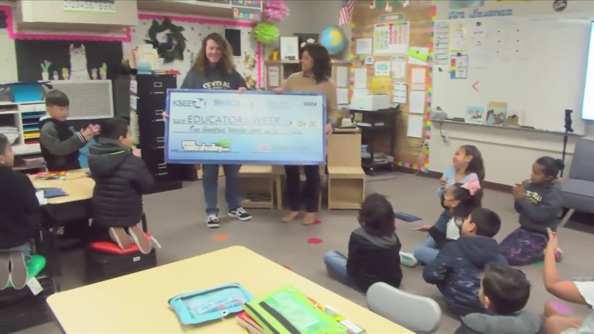 Ms. Vickie Jimenez of Central Elementary School – CBS47 and KSEE24 ...