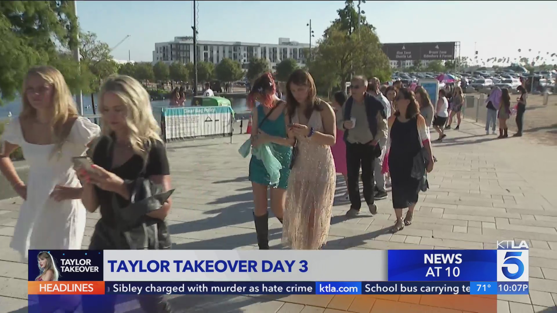 Swifties head to Sofi Stadium in L.A. for third night of Taylor Swift’s ...