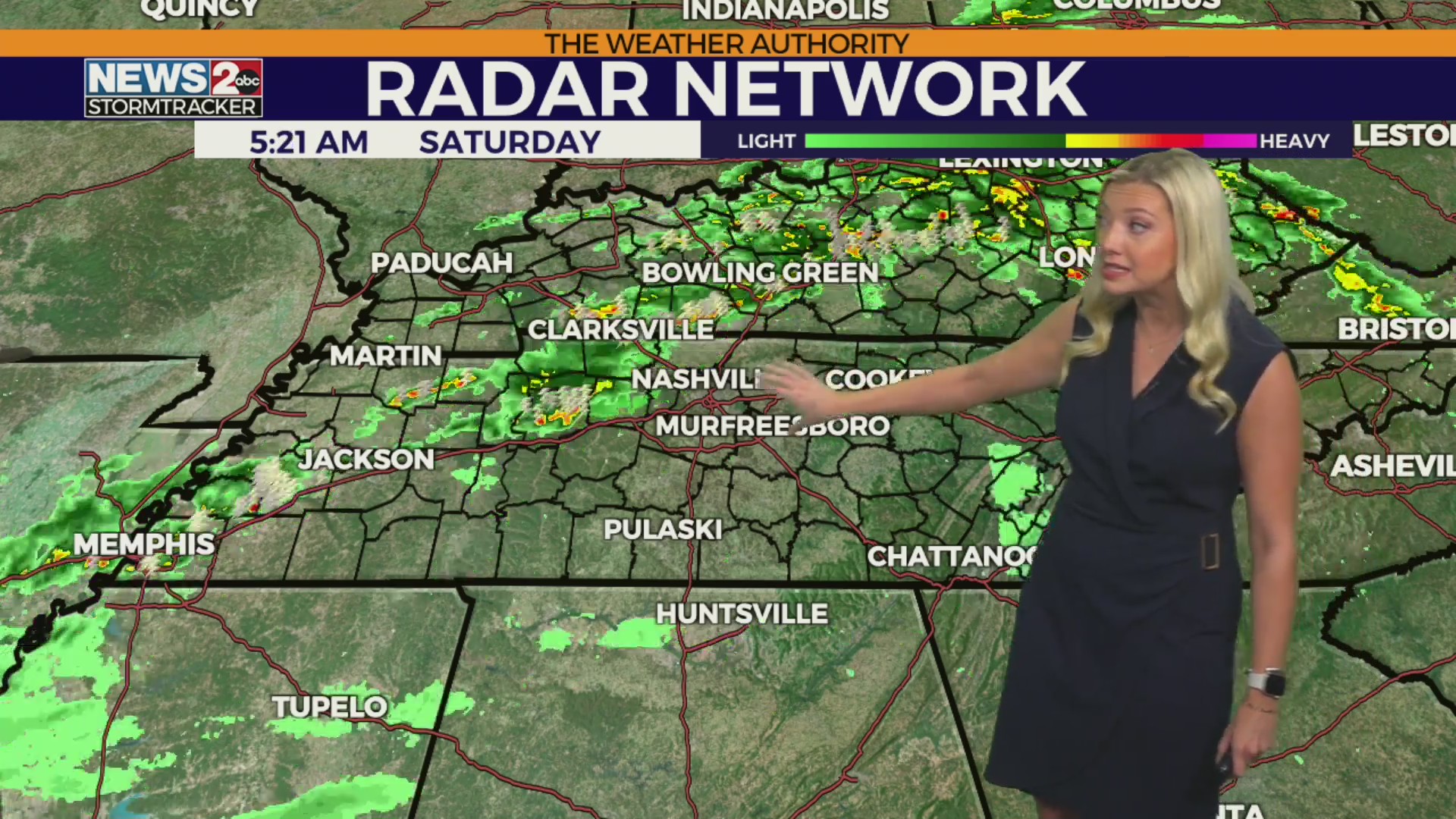 Thunderstorms move in this morning – WKRN News 2