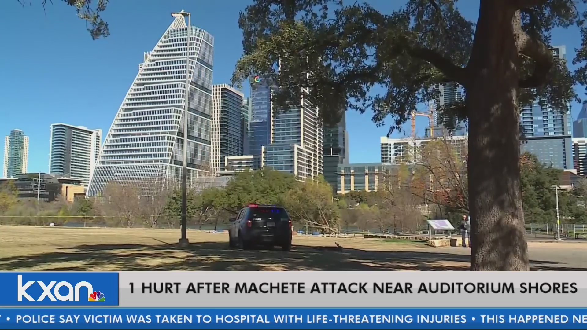 1 hurt, 1 in custody after machete attack near Auditorium Shores – KXAN Austin