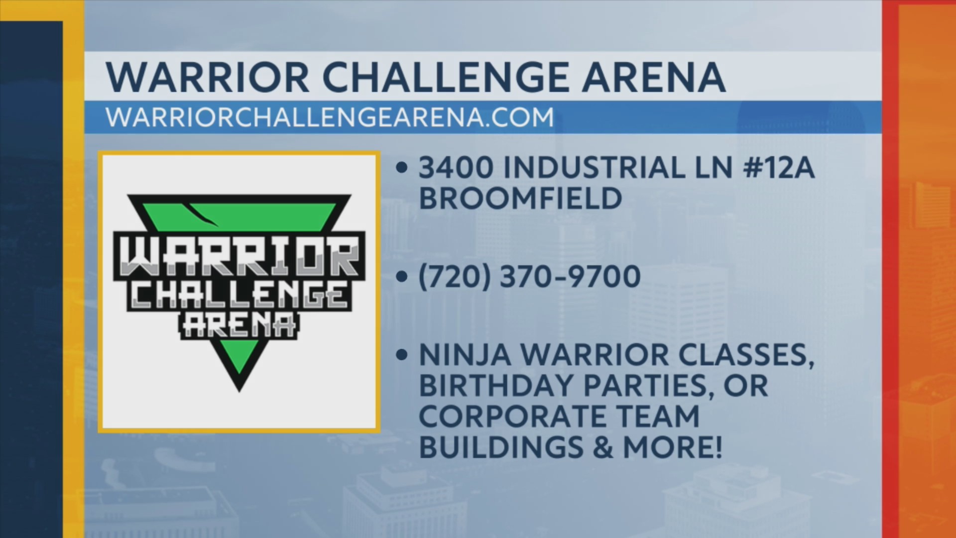 Warrior Challenge Arena 2 – FOX31 Denver