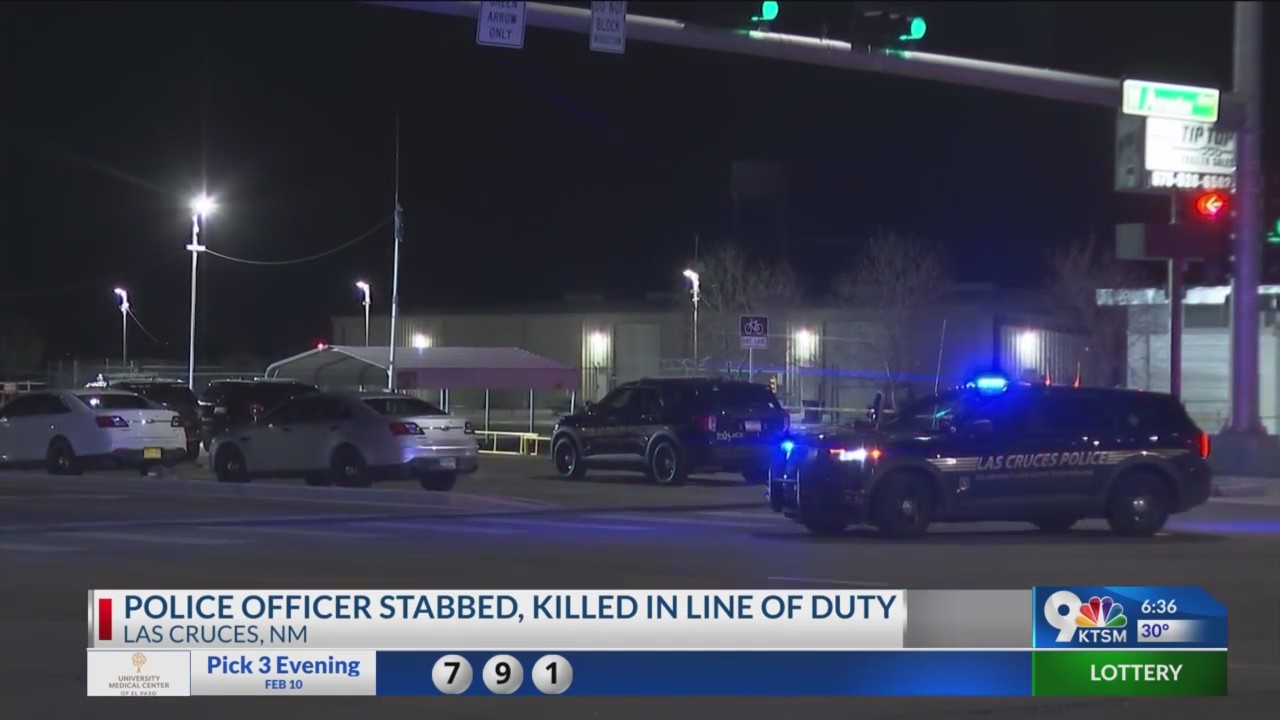 Las Cruces Police officer stabbed, killed in line of duty – KTSM 9 News