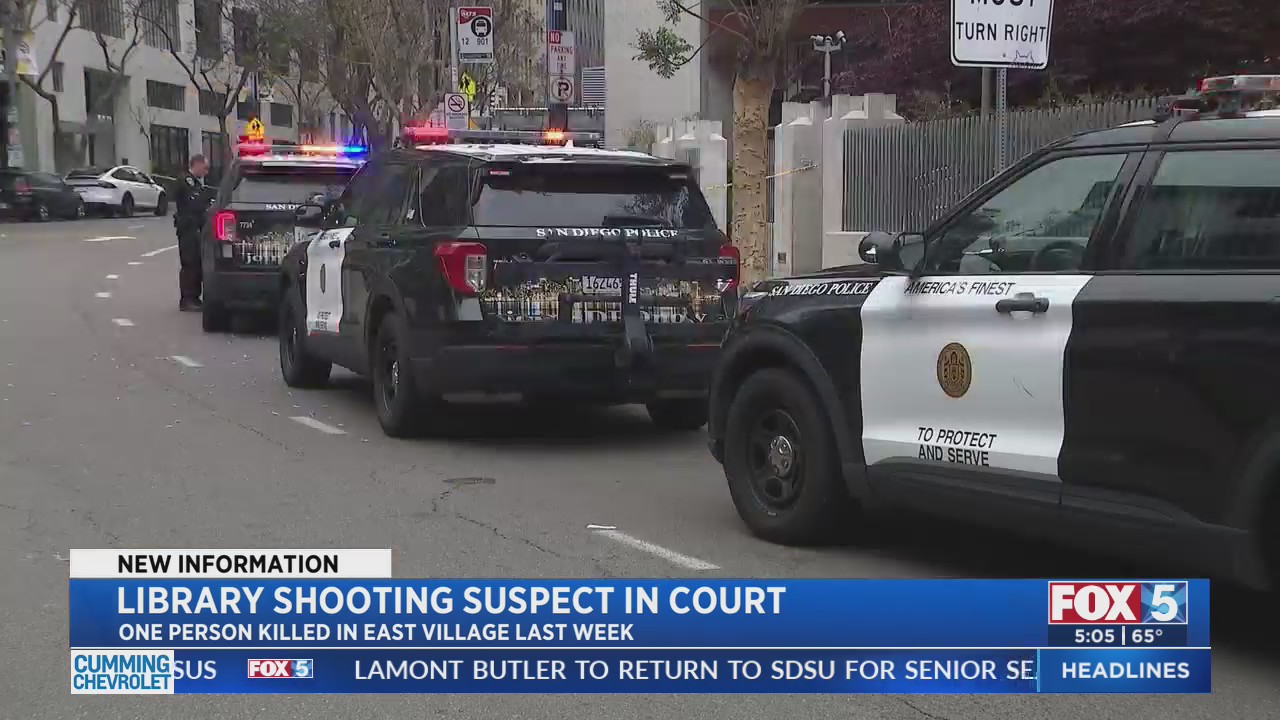 Library Shooting Suspect In Court – FOX 5 San Diego & KUSI News
