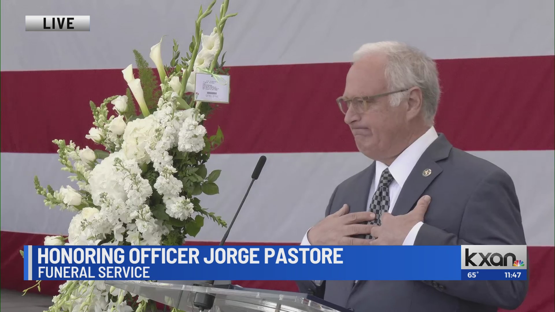 Mayor Watson honors fallen APD officer Jorge Pastore – KXAN Austin