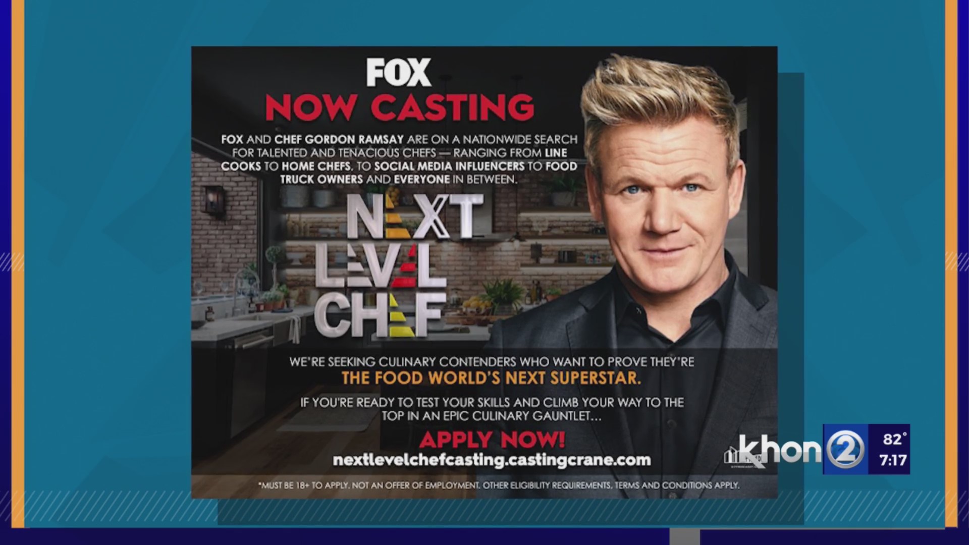 Gordon Ramsay looking for ‘Next Level Chef’ in Hawaii – KHON2