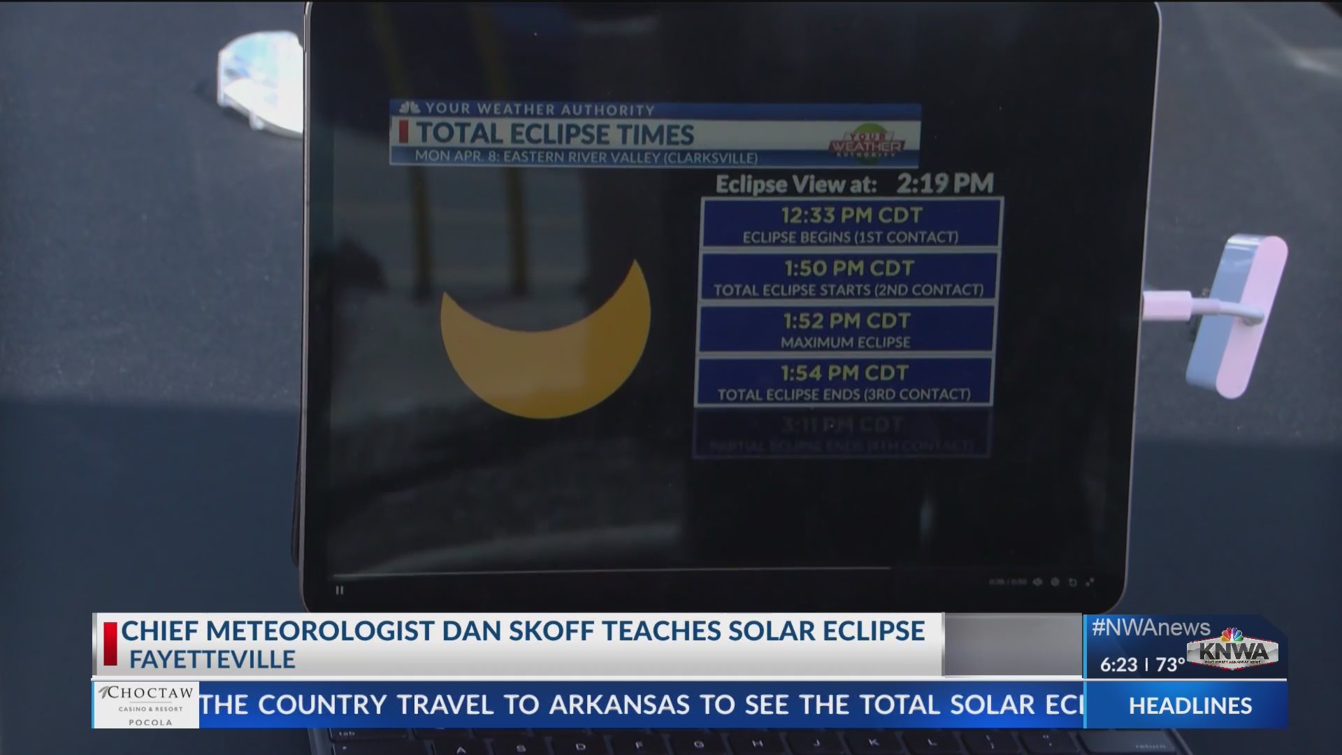 Dan Skoff teaches about solar eclipse at Home Depot – KNWA FOX24