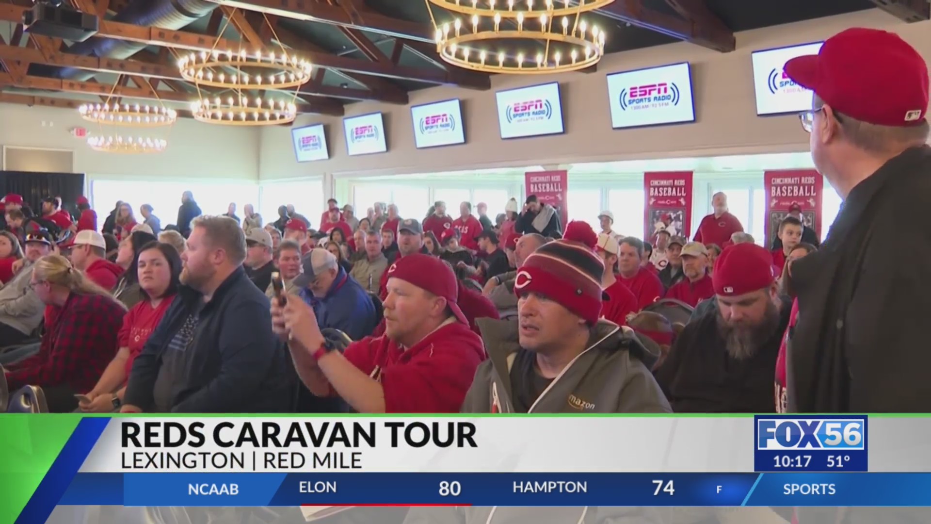 Reds Caravan Tour makes a pitstop at Red Mile to meet the fans – FOX 56 ...