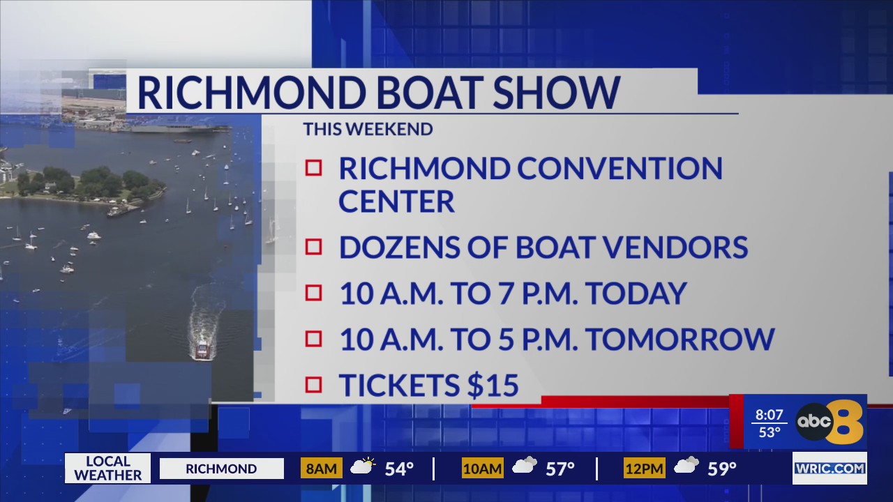 2024 Richmond Boat Show this weekend – WRIC ABC 8News