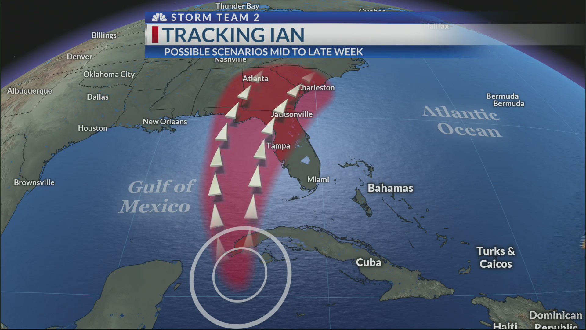 Storm Team 2 tracking possible scenarios for Hurricane Ian – WCBD News 2