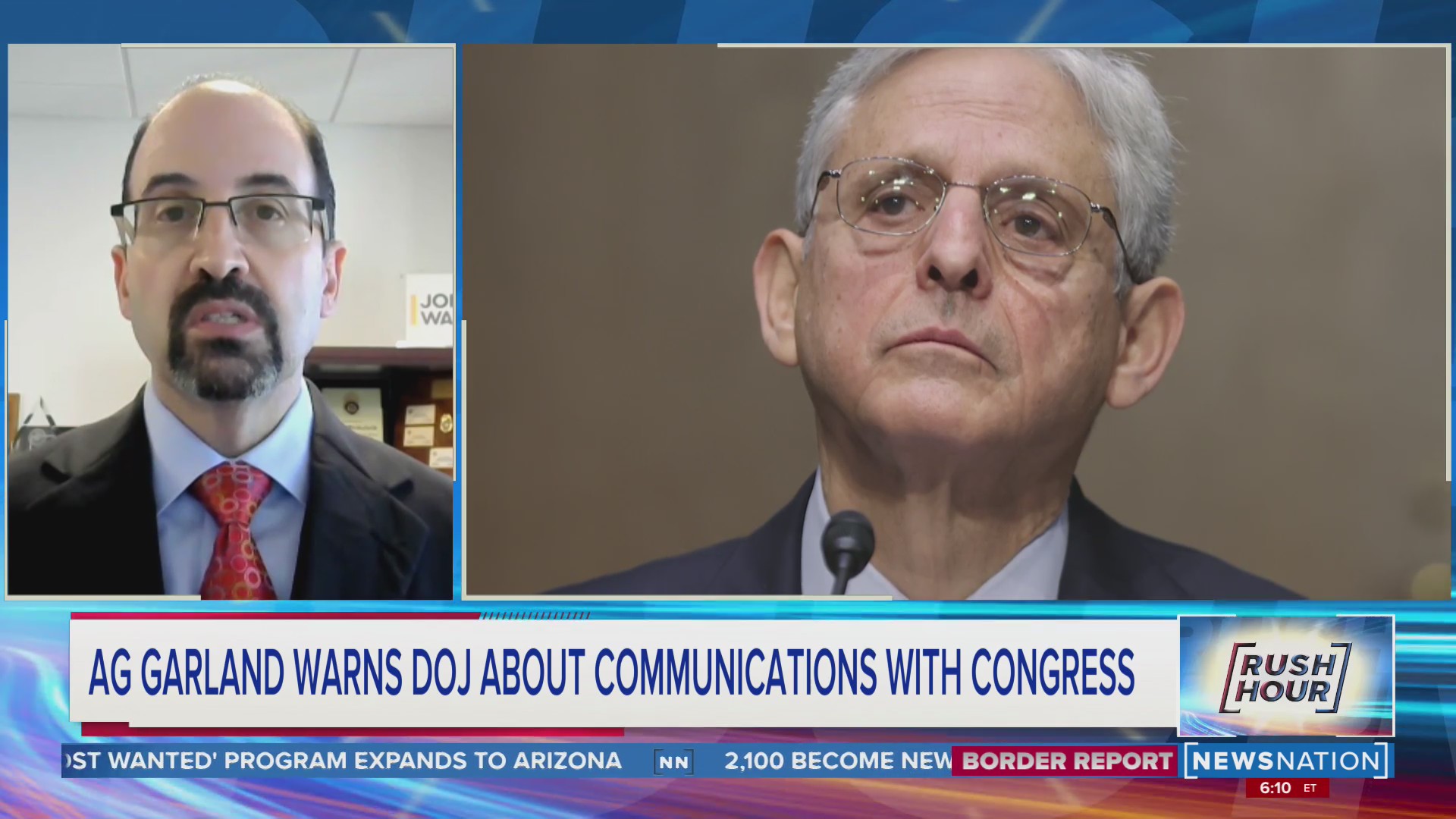 Garland warns DOJ about communications with Congress | Rush Hour ...