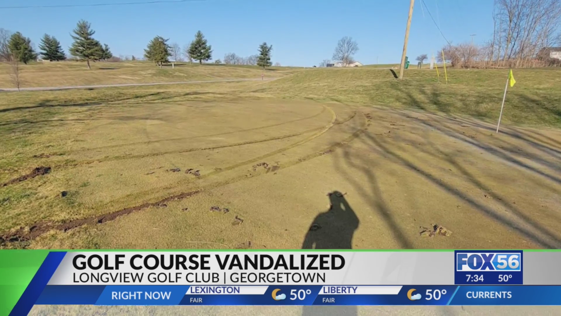 Georgetown golf course vandalized for second time – FOX 56 News