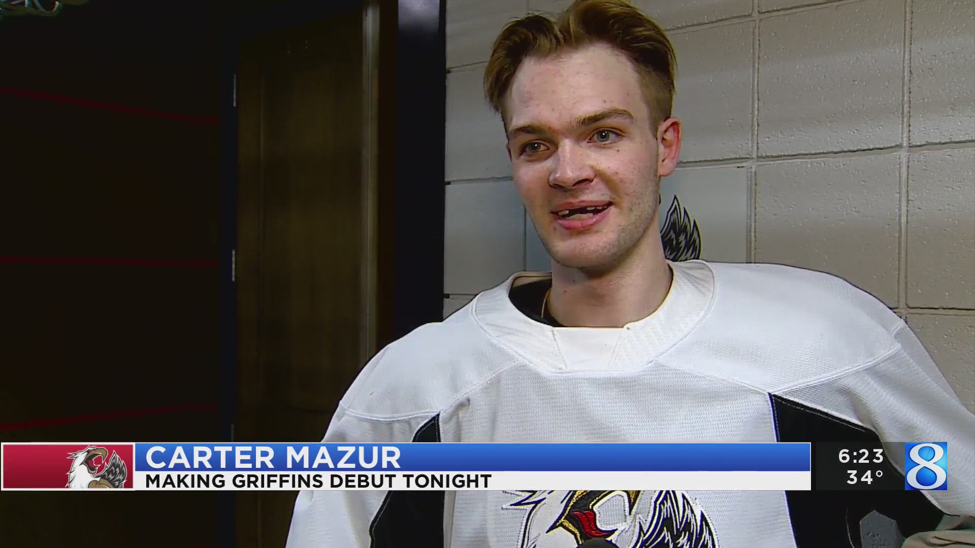 ‘Dream come true’ for Carter Mazur to play in Red Wings organization ...