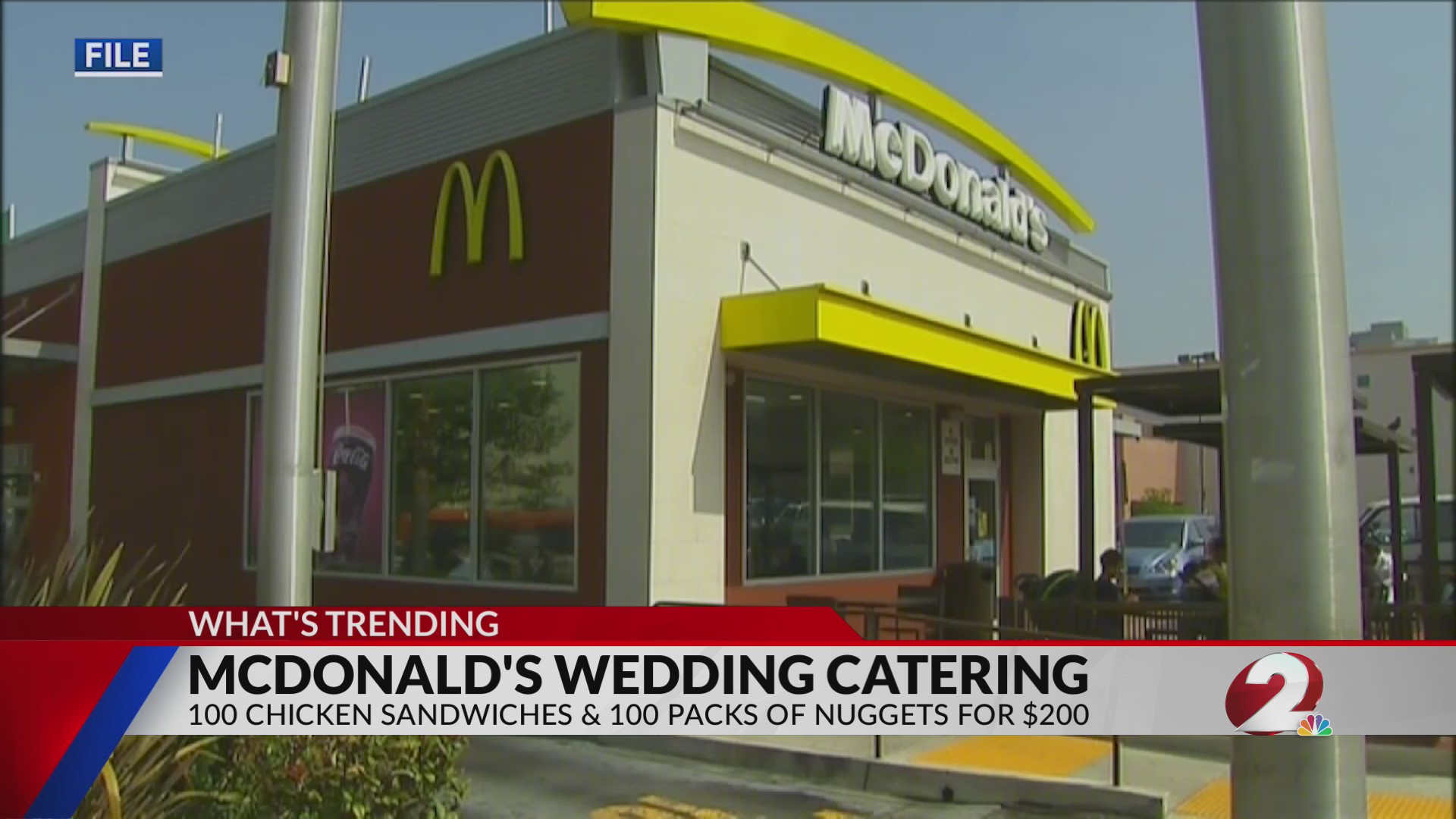 McDonald’s introduces wedding catering in some locations outside of U.S ...