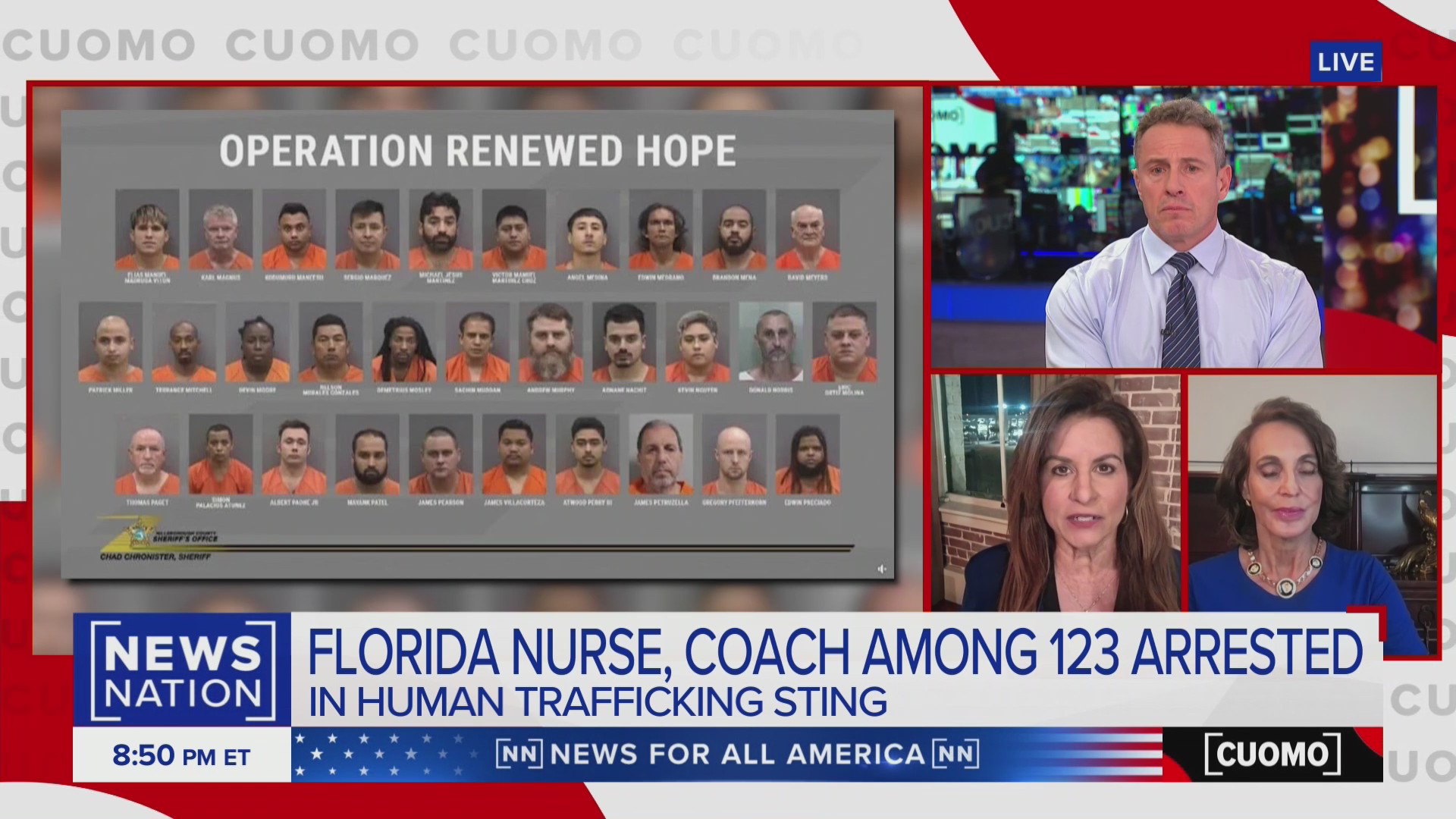 Nurse and coach among 123 arrested in Florida human trafficking sting ...