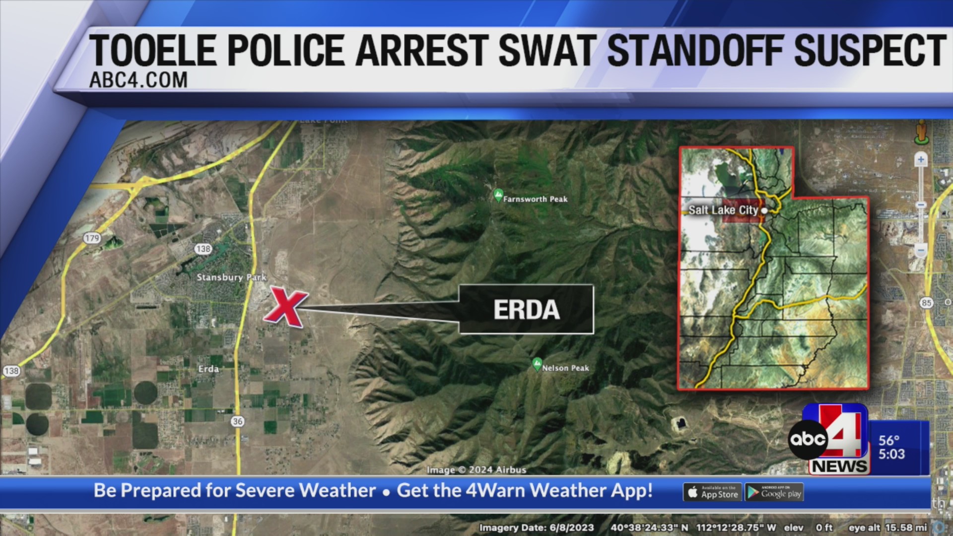 Suspect apprehended after SWAT standoff in Tooele County – ABC4 Utah