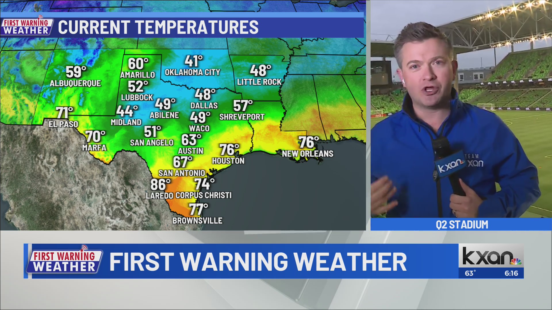 First Warning Weather with Meteorologist Nick Bannin – KXAN Austin