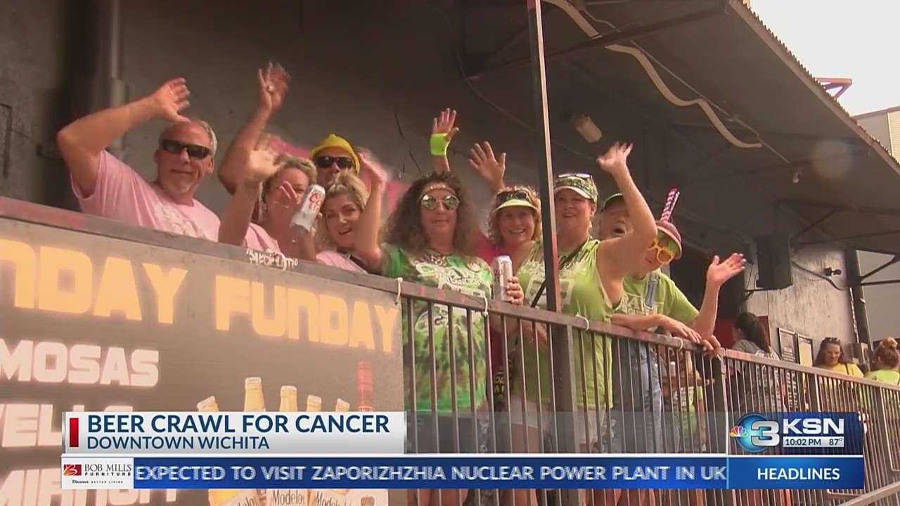 Cancer Bar Crawl brings people downtown to support cancer research – KSN-TV