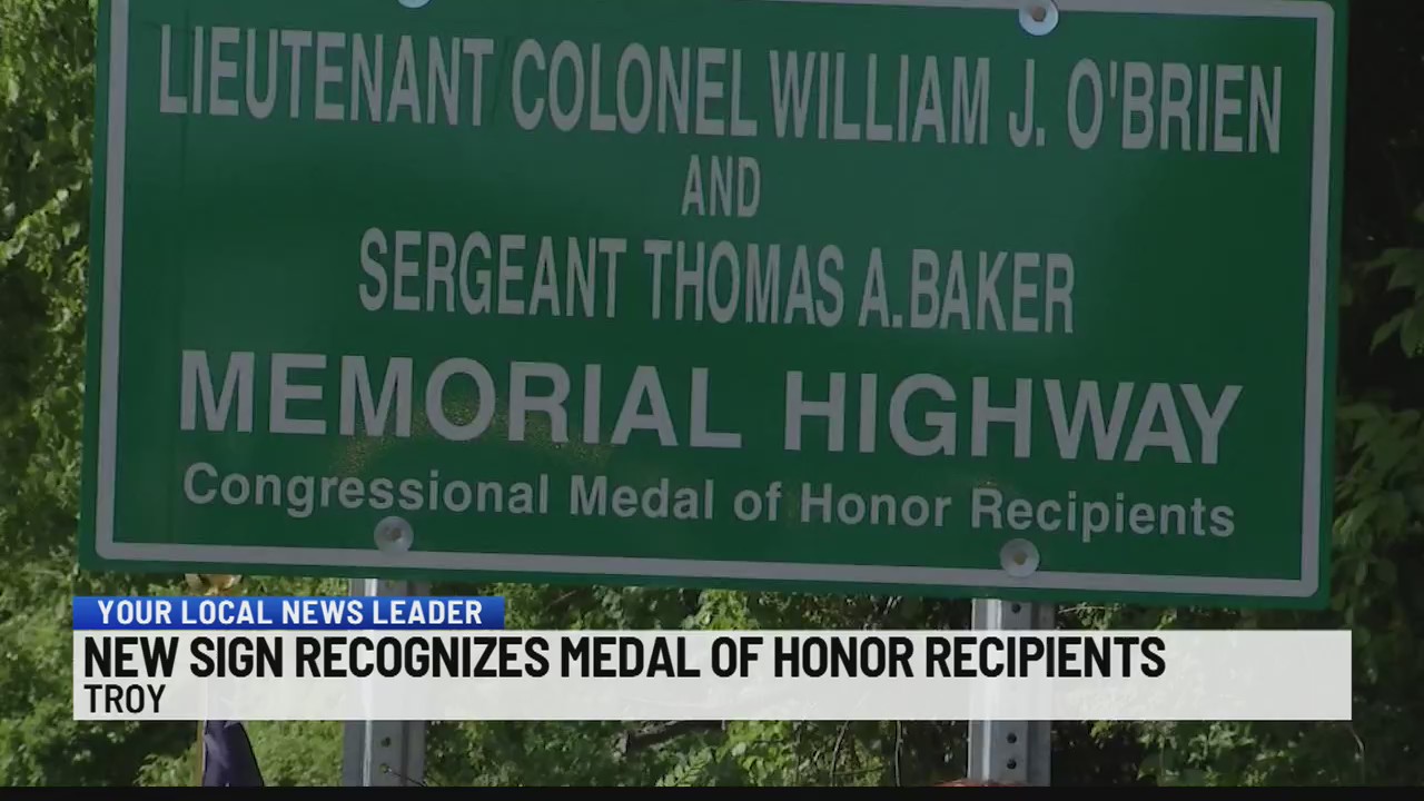 New sign recognizes Medal of Honor recipients – NEWS10 ABC