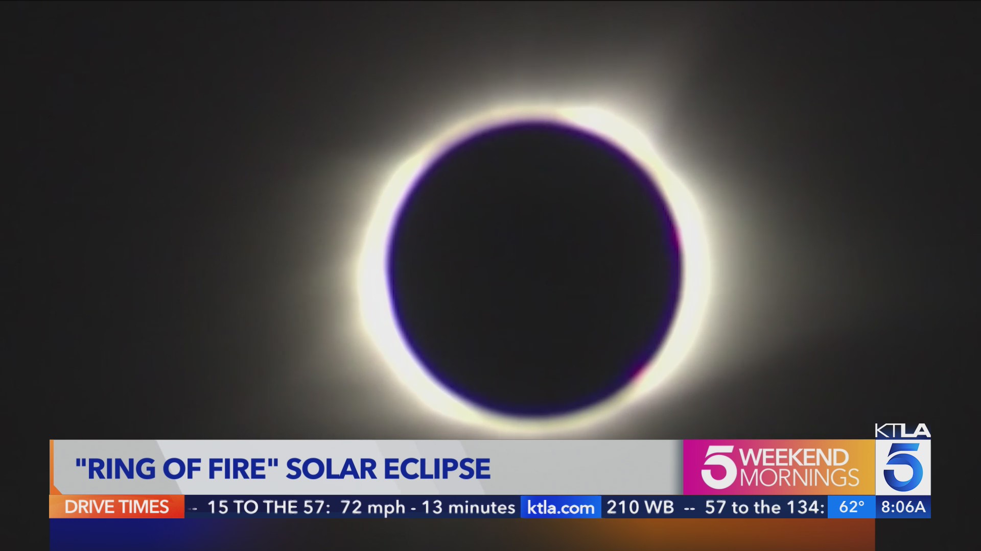 ‘Ring of fire’ solar eclipse cuts across the Americas, stretching from ...