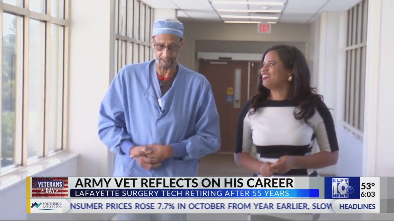 Lafayette Army Veteran Reflects on 50+ Years in Healthcare – KLFY.com