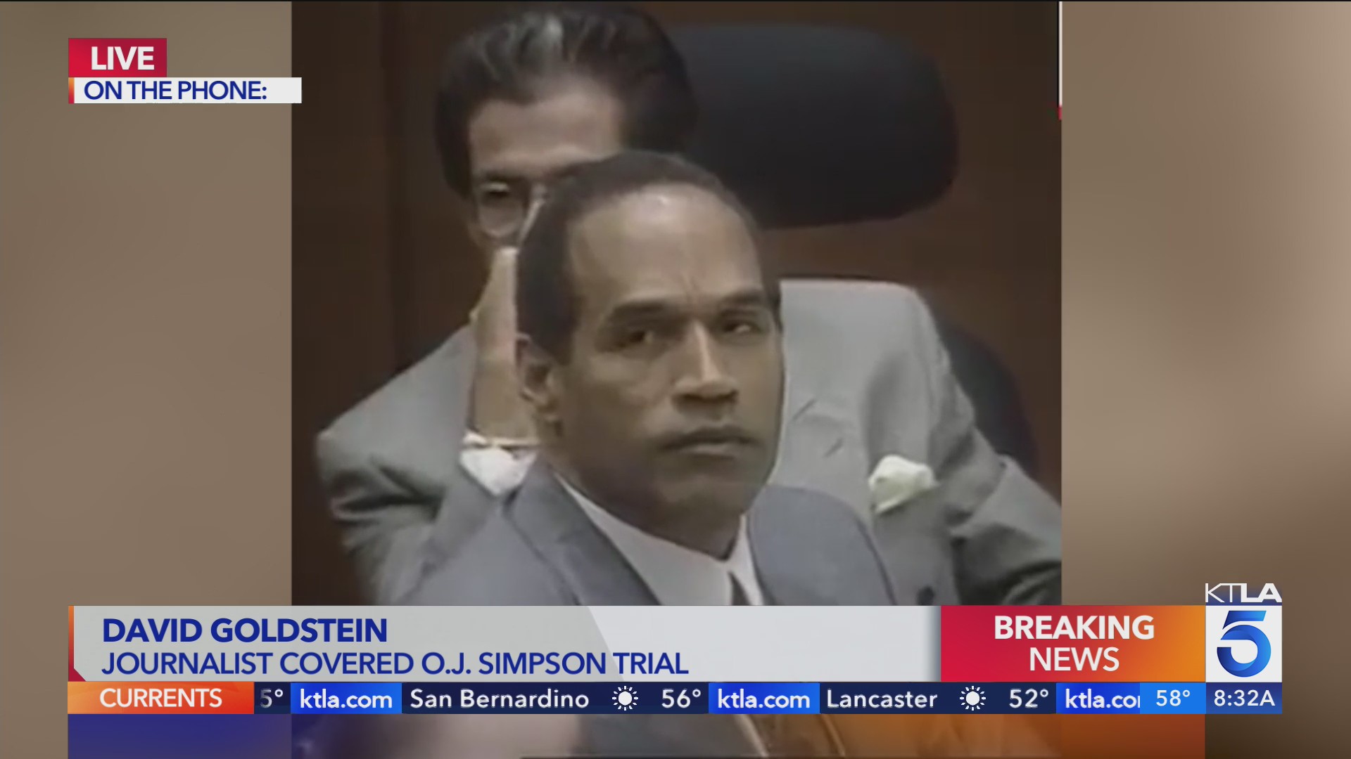 Journalist David Goldstein reflects on infamous O.J. Simpson trial – KTLA