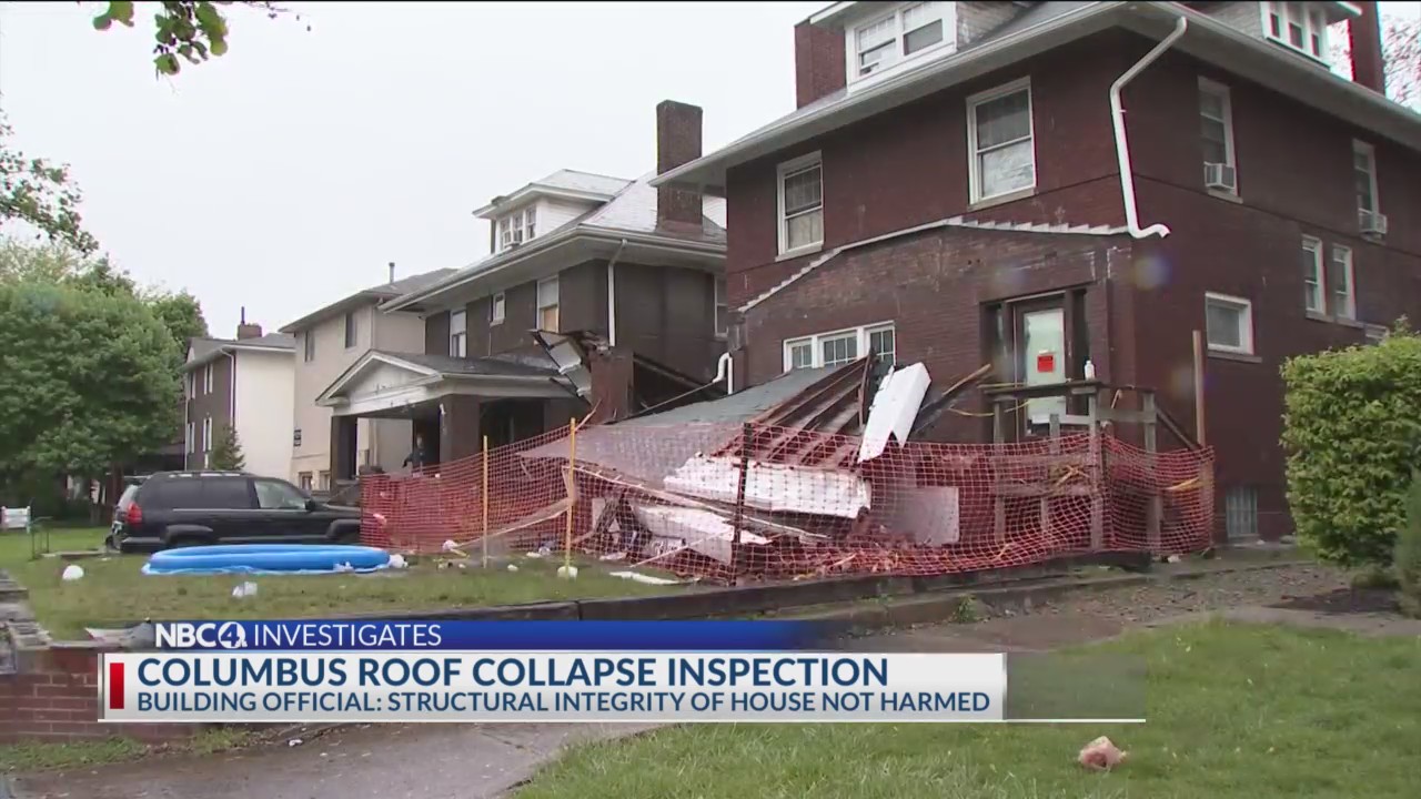 Officials inspect home near Ohio State campus where roof collapsed ...