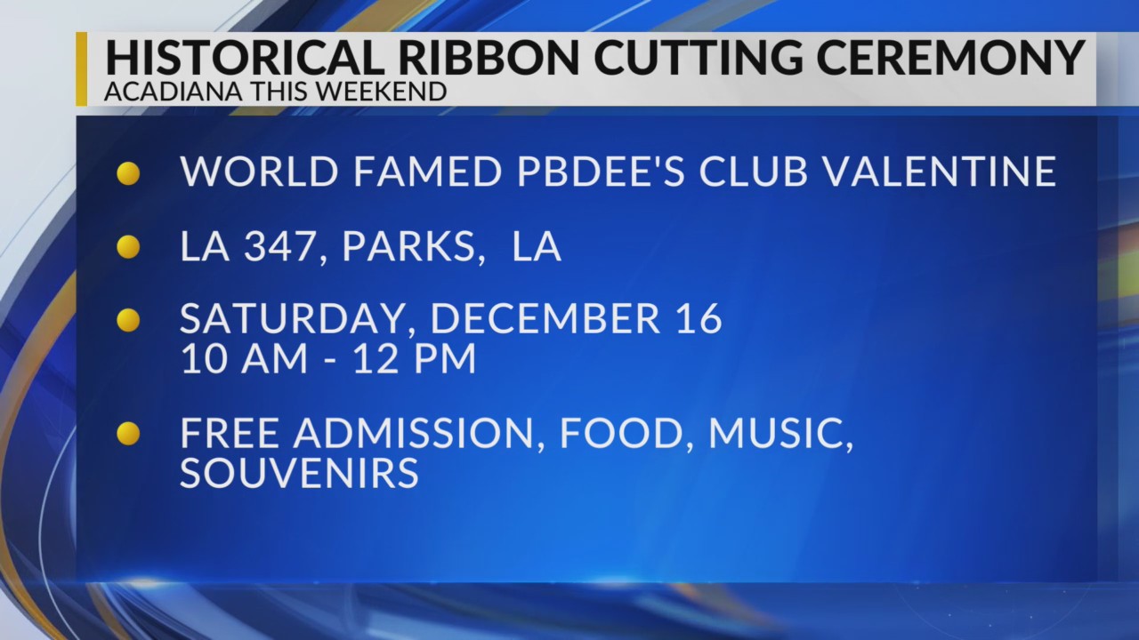 Historical Ribbon Cutting Ceremony for A Louisiana Historical Marker ...