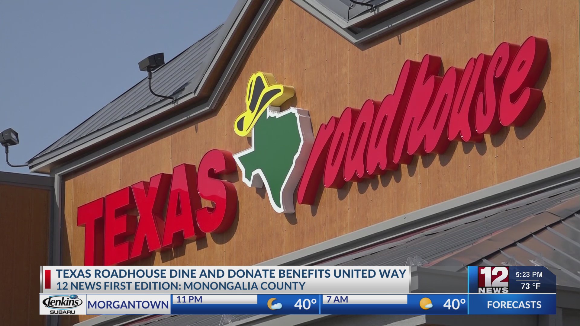 Texas Roadhouse ‘Dine and Donate’ benefits United Way – WBOY.com