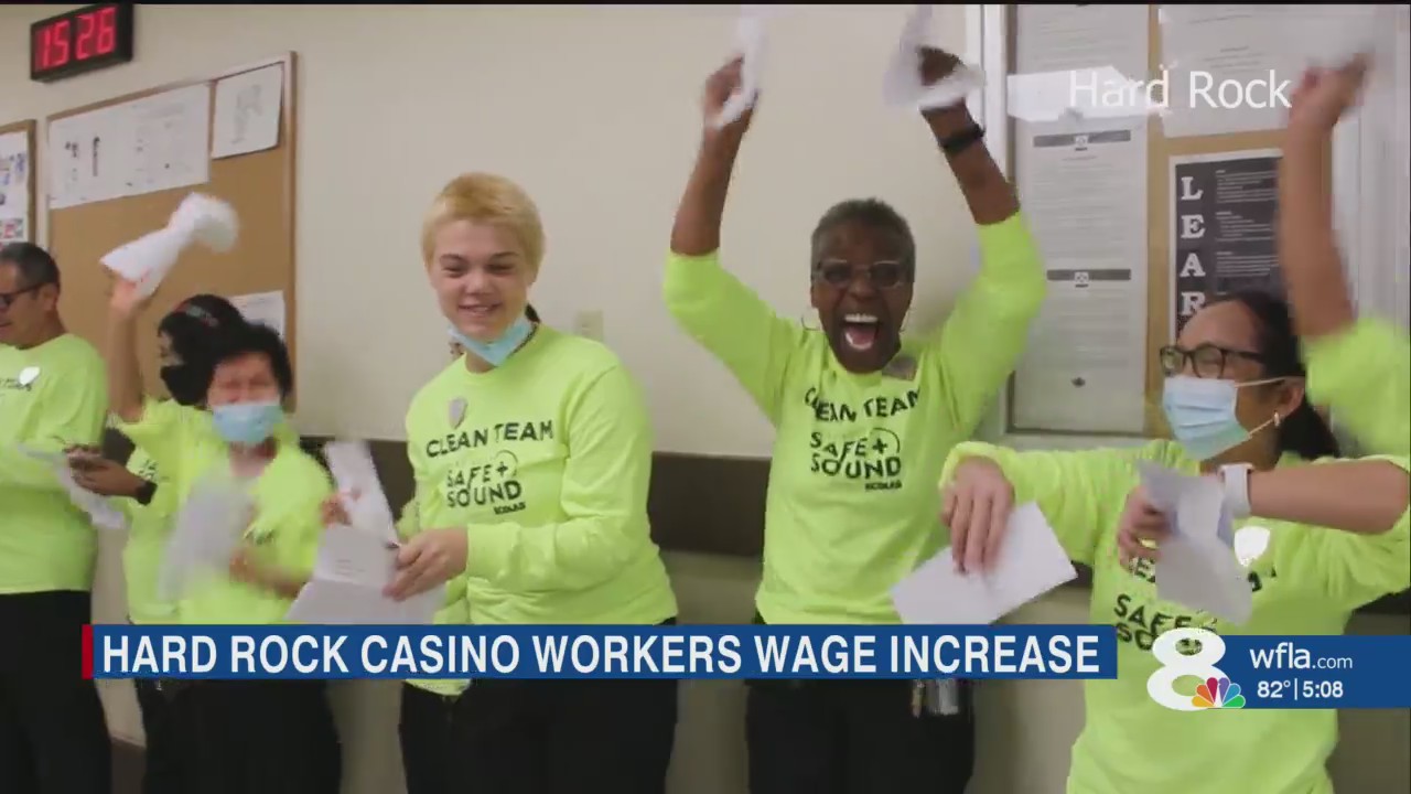 ‘Life changing’ salary increase for employees at Hard Rock Tampa – WFLA