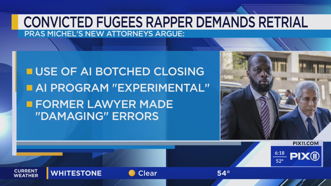 Fugees rapper says lawyer’s use of AI tanked his case – PIX11