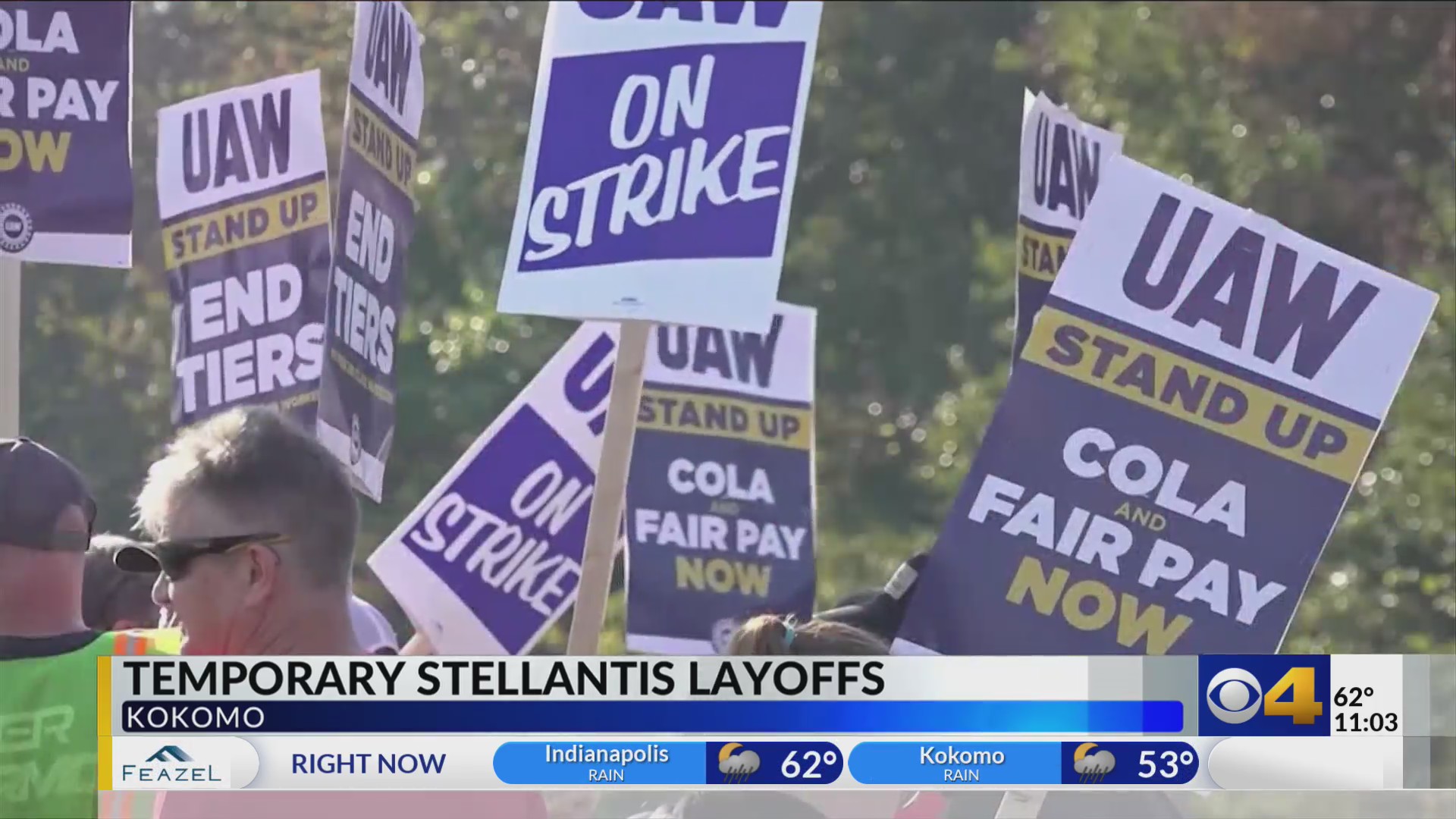 Stellantis announces temporary layoffs in Kokomo as UAW strike ...